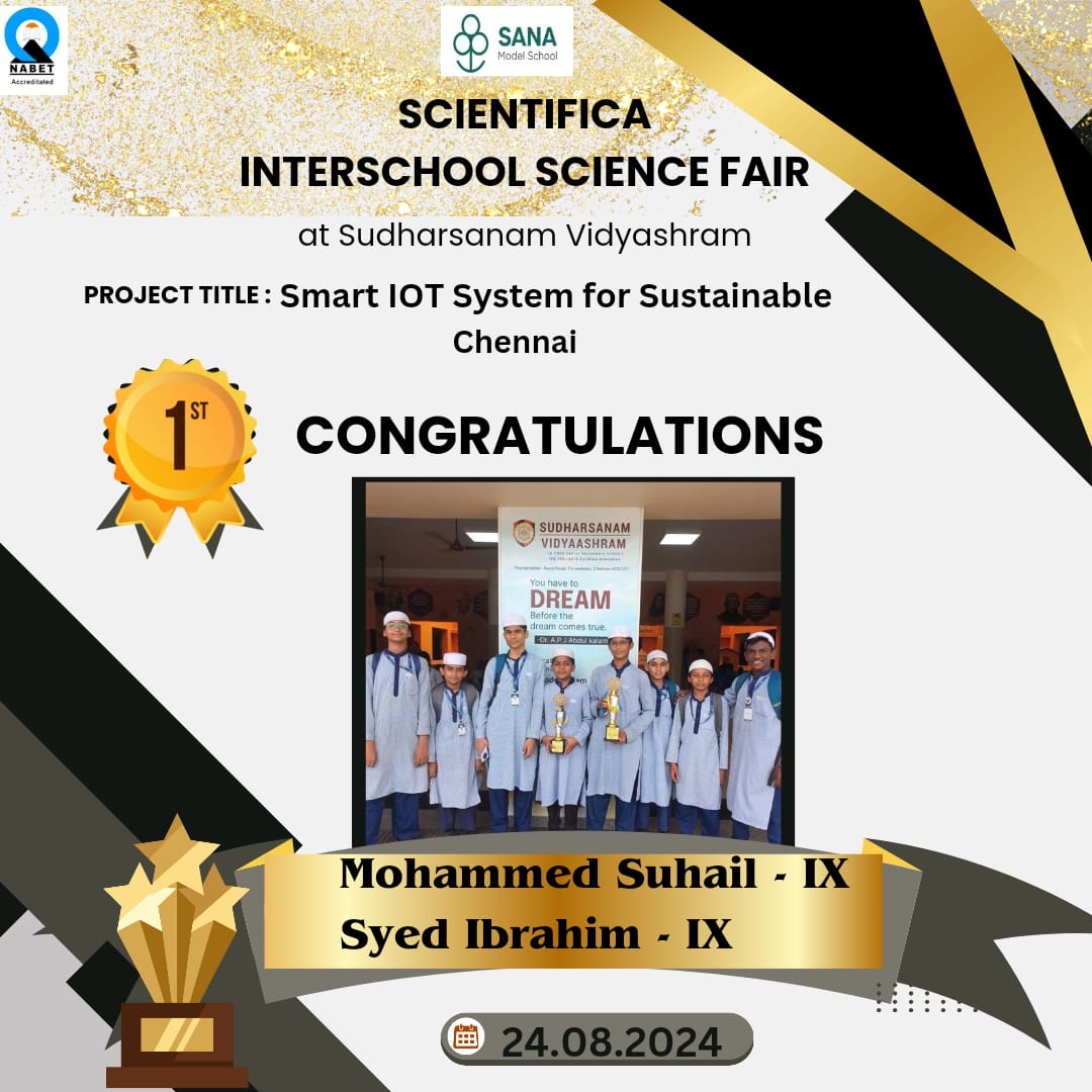 Scientifica SCIENCE FAIR 2024 – Sana Model School