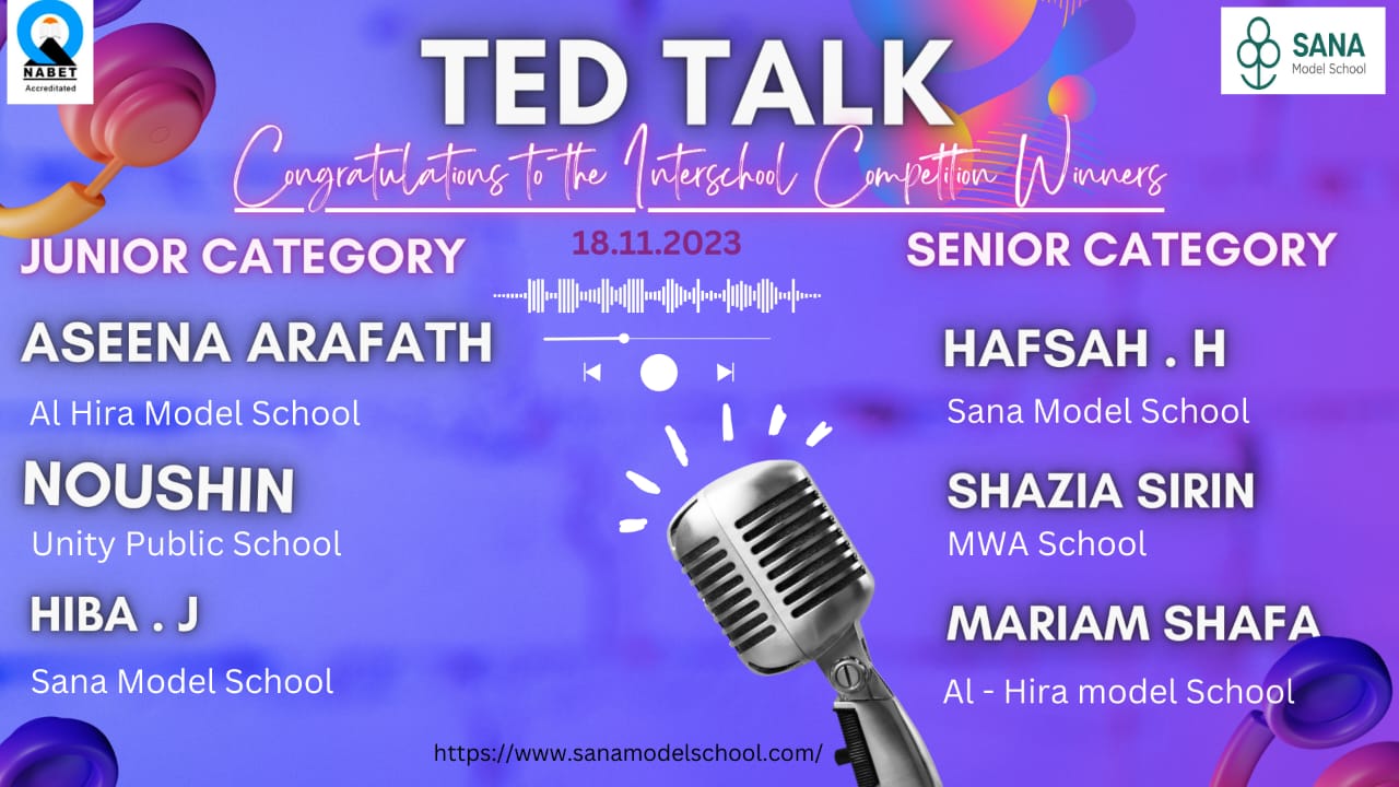 TED TALK 2023 – Sana Model School